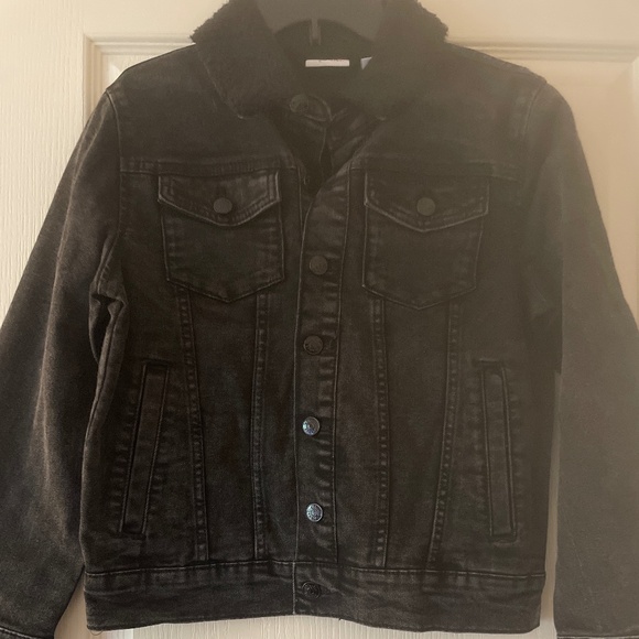 Colorful Planet | Jackets & Coats | Youth Unisex Black Denim Jacket ...